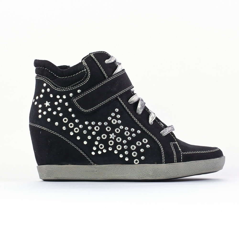 Marco Tozzi 25203 Black | basket compensees noir printemps été - TROIS ...
