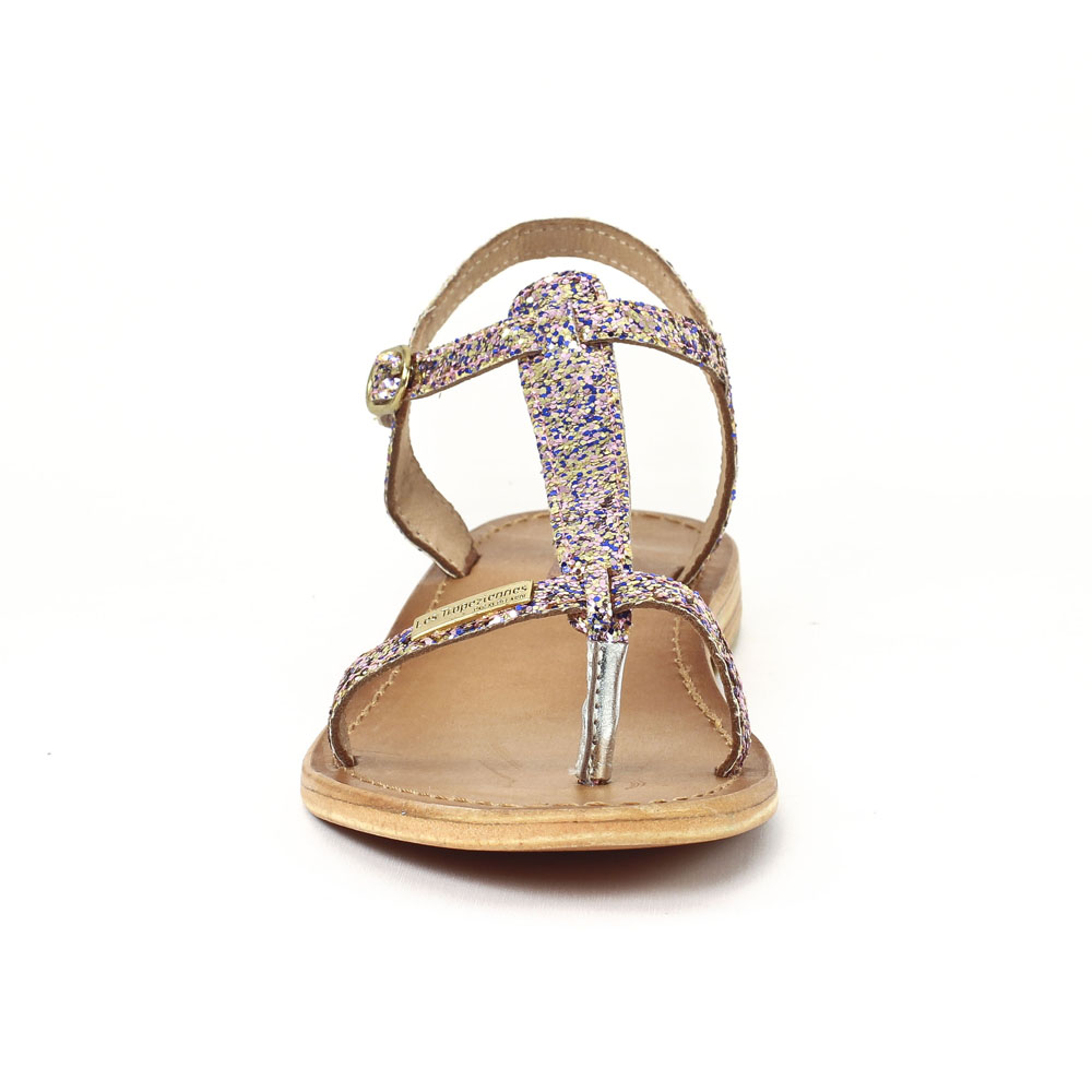 Les Tropeziennes Horizon Rose | sandales rose argent printemps été chez ...