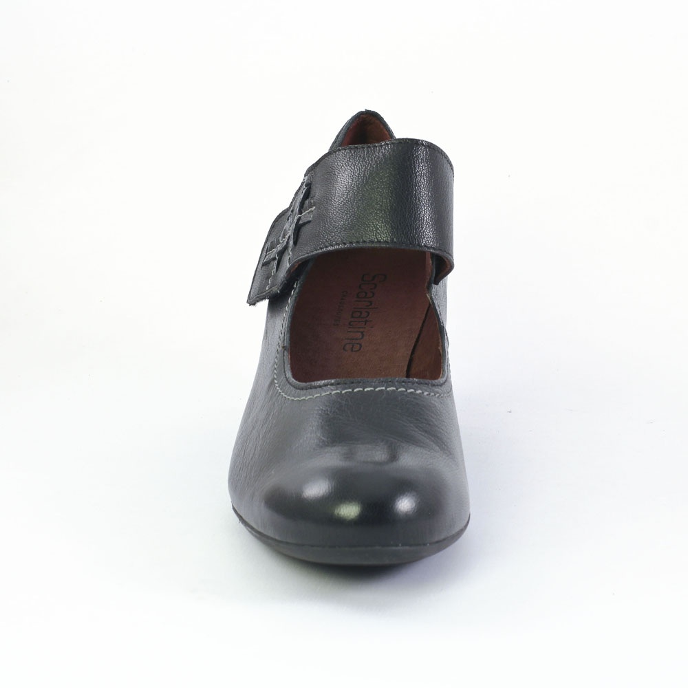 Scarlatine 7737 Noir | babie talon noir automne hiver - TROIS PAR 3