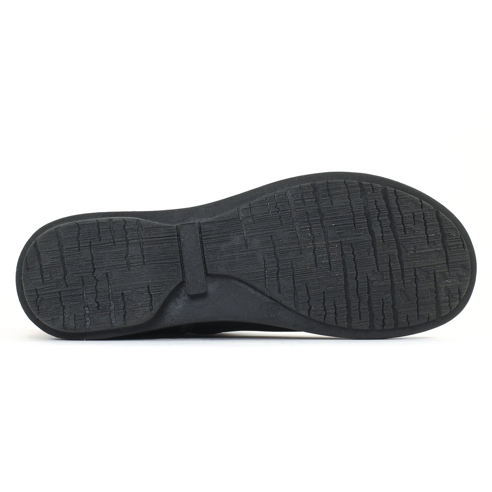 Scarlatine Co77319 Noir Rouge | boots noir automne hiver - TROIS PAR 3