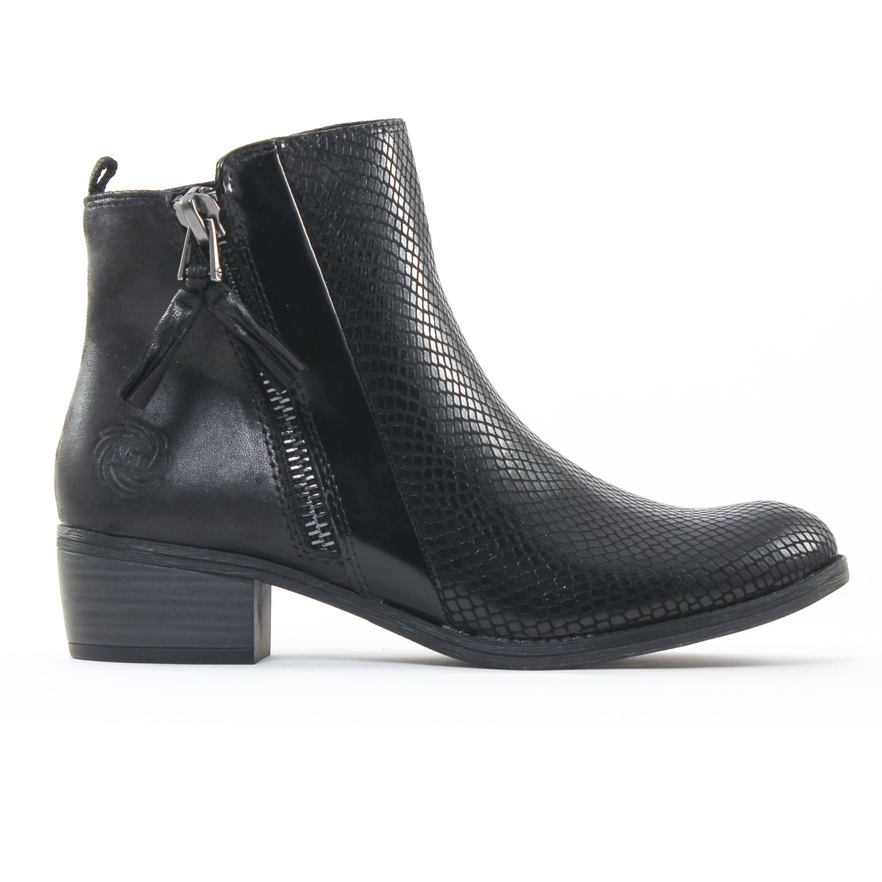Marco Tozzi 25305 Black | boots noir automne hiver - TROIS PAR 3