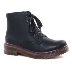 Scarlatine 3605 Rouge | bottine à lacets rouge automne hiver chez TROIS ...